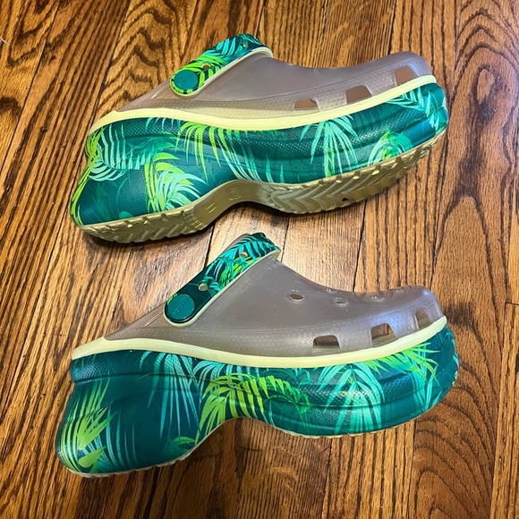 CROCS | Shoes | Crocs Womens Classic Bae Platform Clog Translucent ...